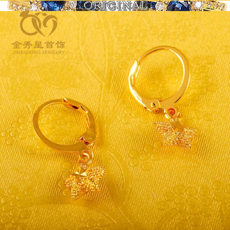 916 pure 916gold earrings stars, plum in stock | Shopee Singapore