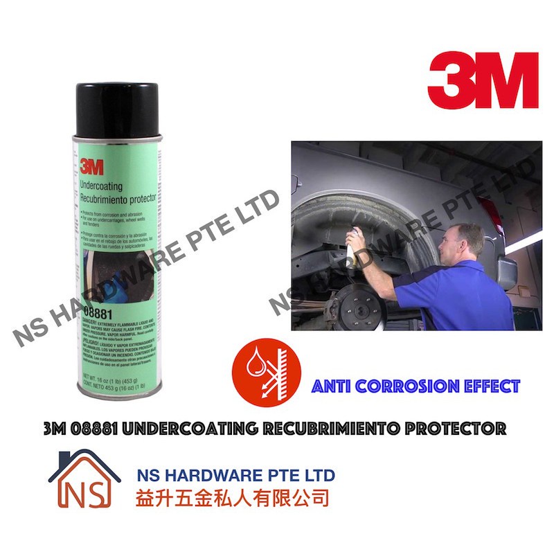 3M 08881 Undercoating Black Spray / Undercoating Recubrimiento ...
