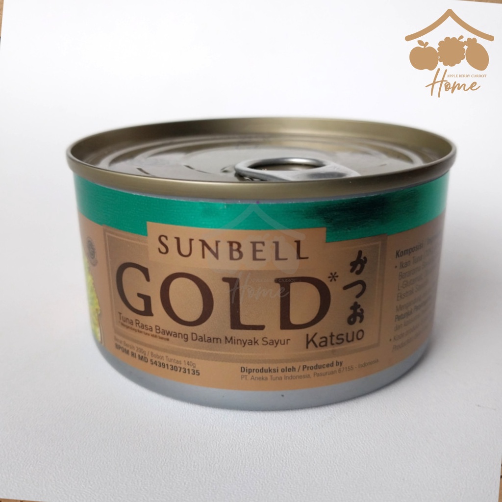 HIJAU Sunbell Gold Tuna Katsuo 200gr canned fish onions 200 gr GREEN ...