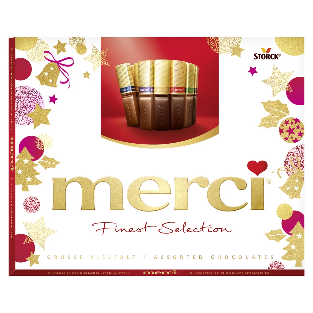 Storck Merci Finest Selection Assorted Chocolates Red (250g) | Shopee ...
