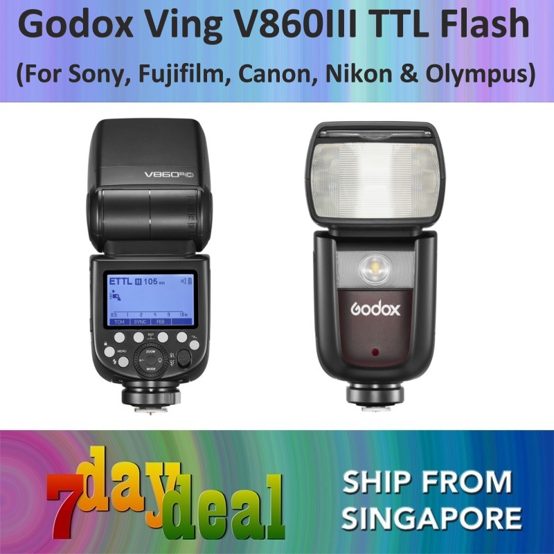 Godox V860 III TTL Flash Flashgun (V860III) | Shopee Singapore