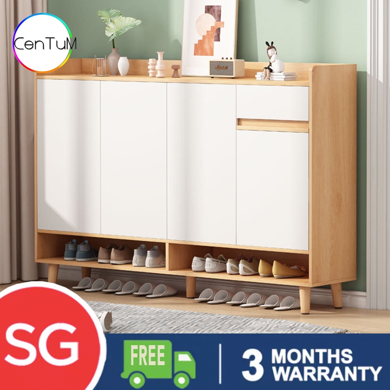 Terzo Shoe Cabinet Shoe Rack Shoe Organiser With Drawer Shelves 60cm ...