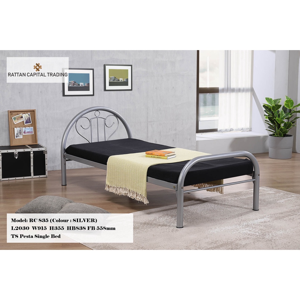 PESTA SINGLE BED | Shopee Singapore