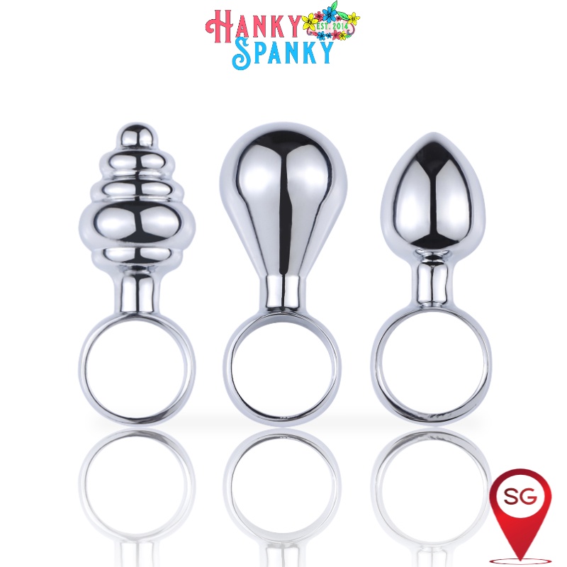 Mini Ring Butt Plug Stainless Steel Adult Male Women Anal Sex Toys