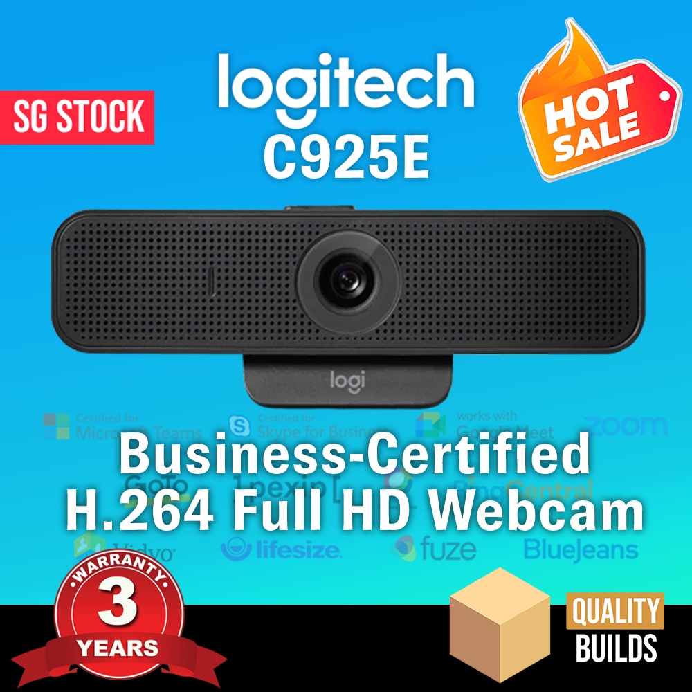 Logitech C925e 1080p Business Webcam with Mic For Video Conferencing ...
