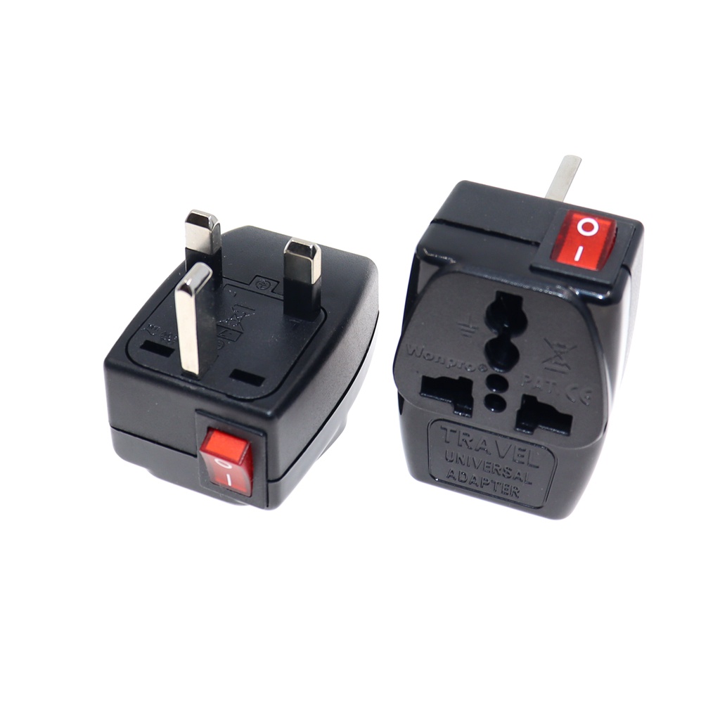 Wonpro UK Type G Travel Converter, Universal 3 in 1 Plug Singapore ...