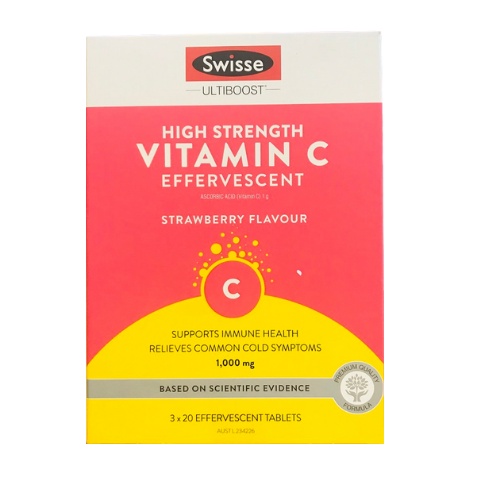 [Genuine] High Strength Vitamin C 1,000 Mg Effervescent Effervescent ...