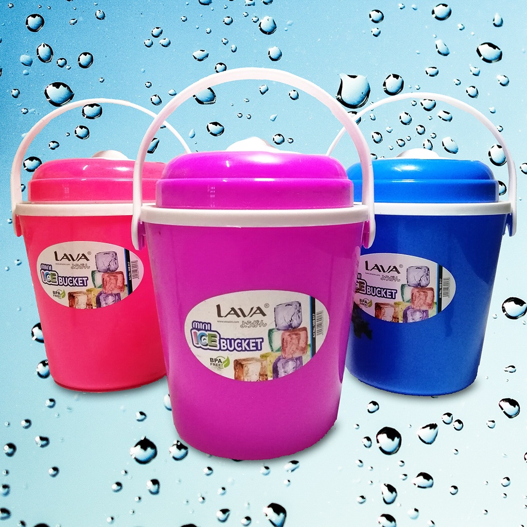 LAVA BPA Free Mini Ice Bucket Container Bekas Ais Minuman | Shopee ...