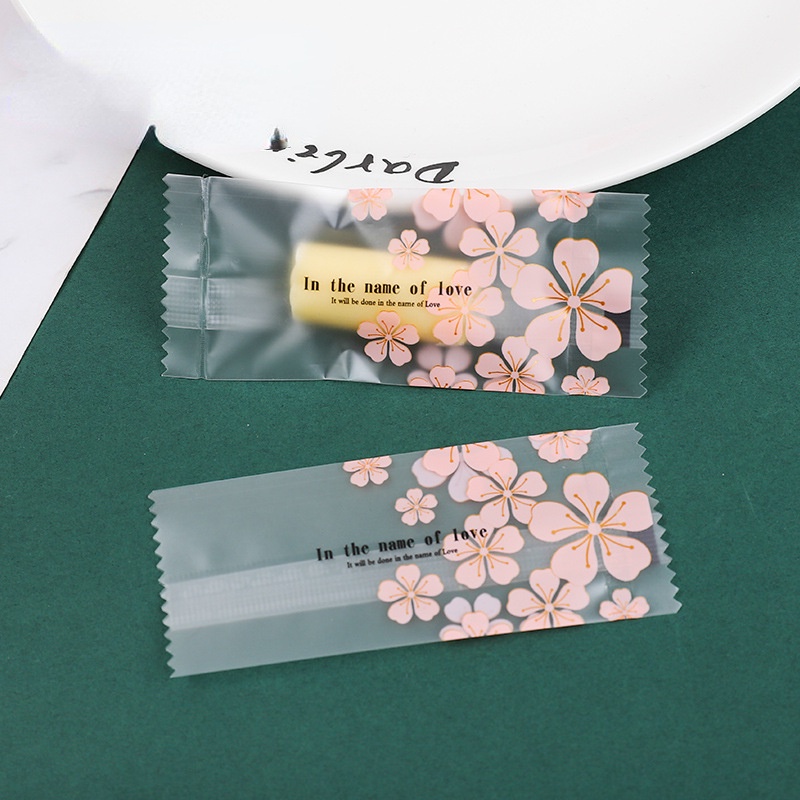 100/200pcs Cherry Blossoms Toffee Candy Packaging Bag DIY Handmade ...