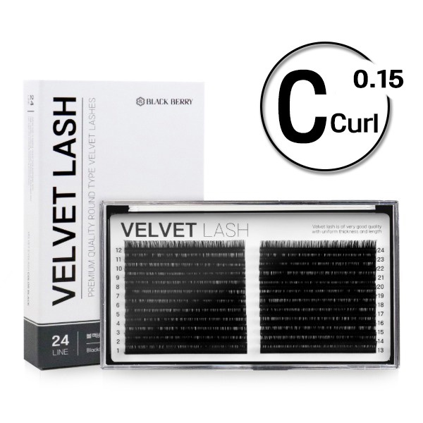 BlackBerry False Eyelashes Velvet silk Eyelash Black C 0.15 handmade ...