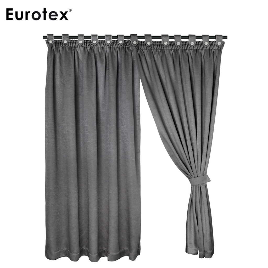 Eurotex, Dim Out Curtain, Block 90% Sunlight, 3 Ways Hanging Options (1 ...