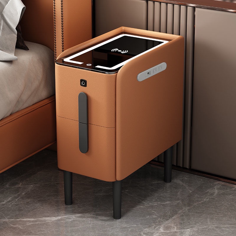 Smart Small Bedside Cabinet with Bluetooth Audio Fingerprint Lock ...