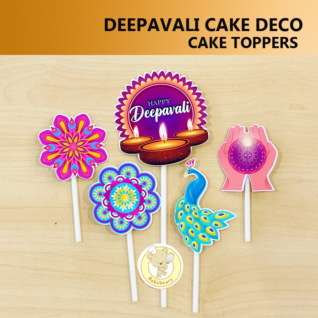Deepavali Cake Topper / Dewali Cake Decoration / Cake Toppers for ...