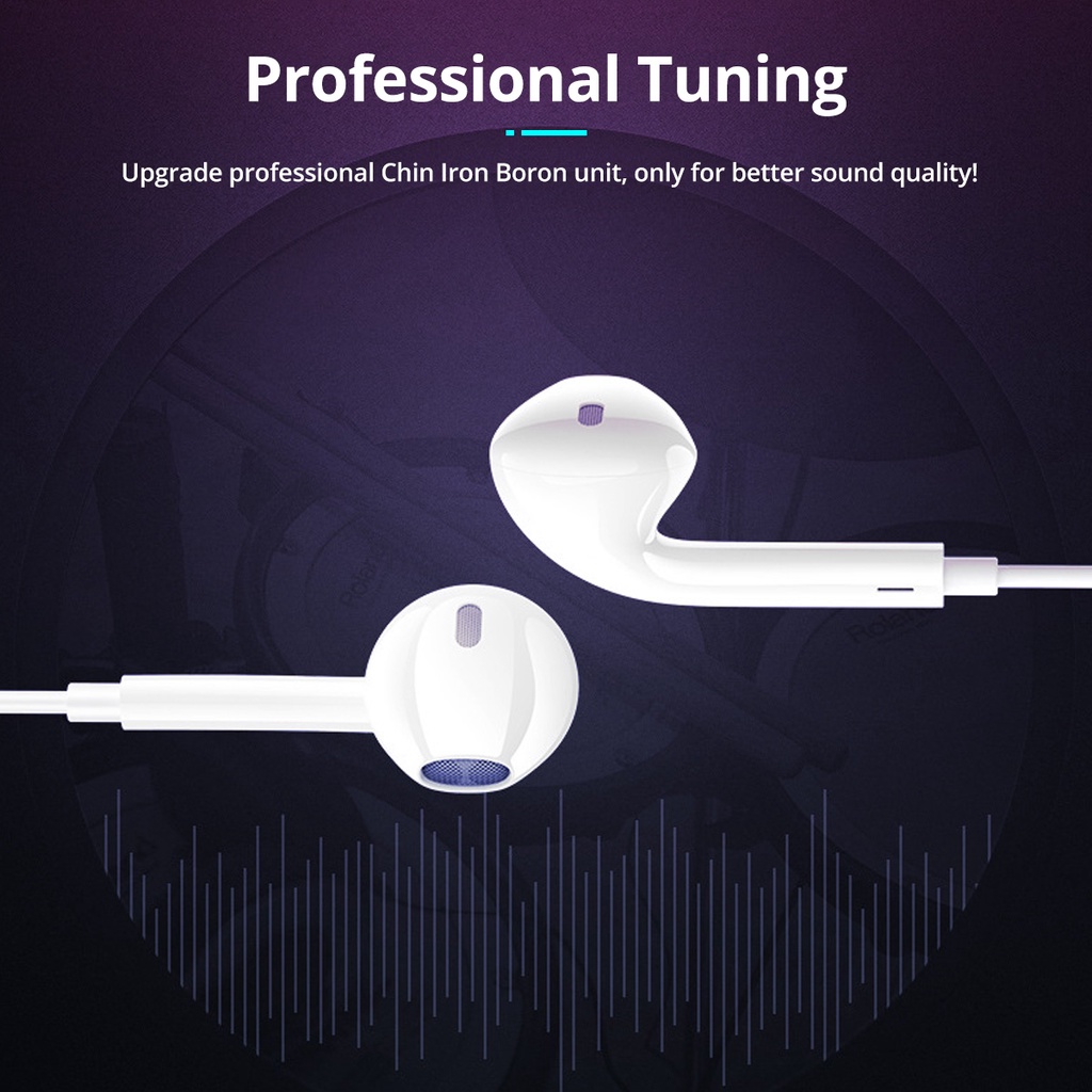 Fonken Type C Wired Earphone for Aple 15 Series 3.5mm Jack Earphone ...