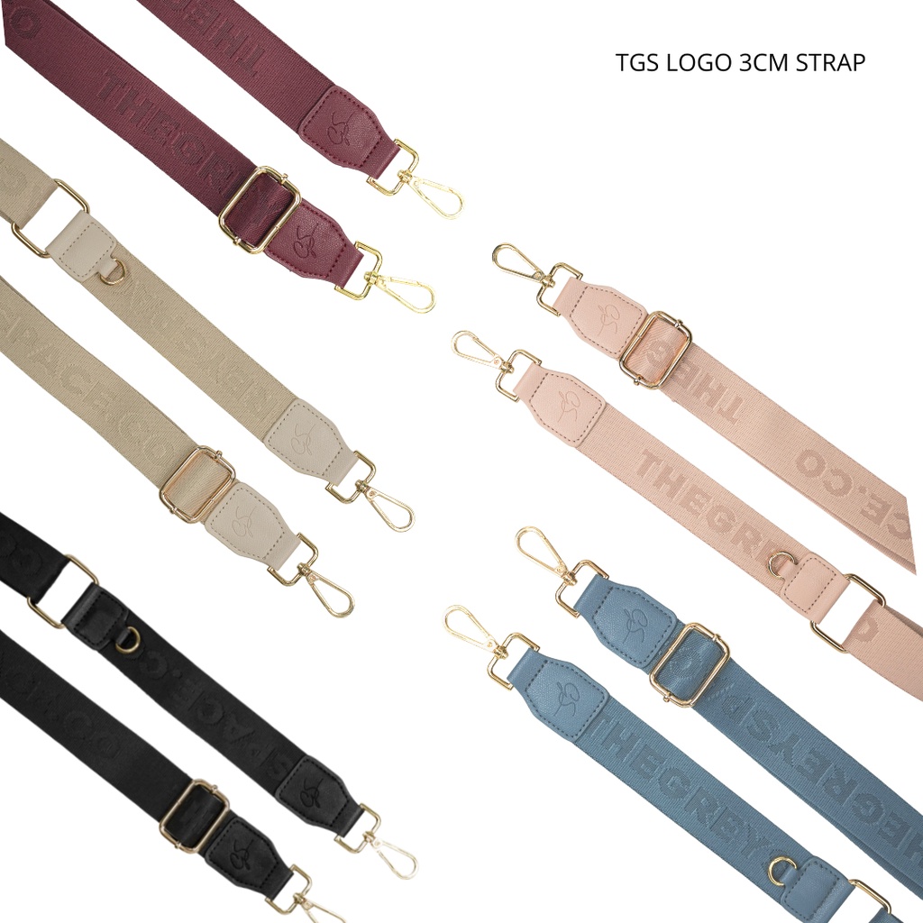 TGS 3CM Wide Logo Strap | Shopee Singapore