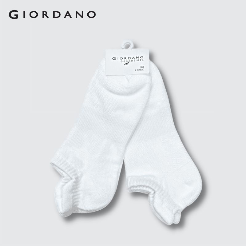 Giordano Solid Ankle Socks 2 pairs/pack | Shopee Singapore