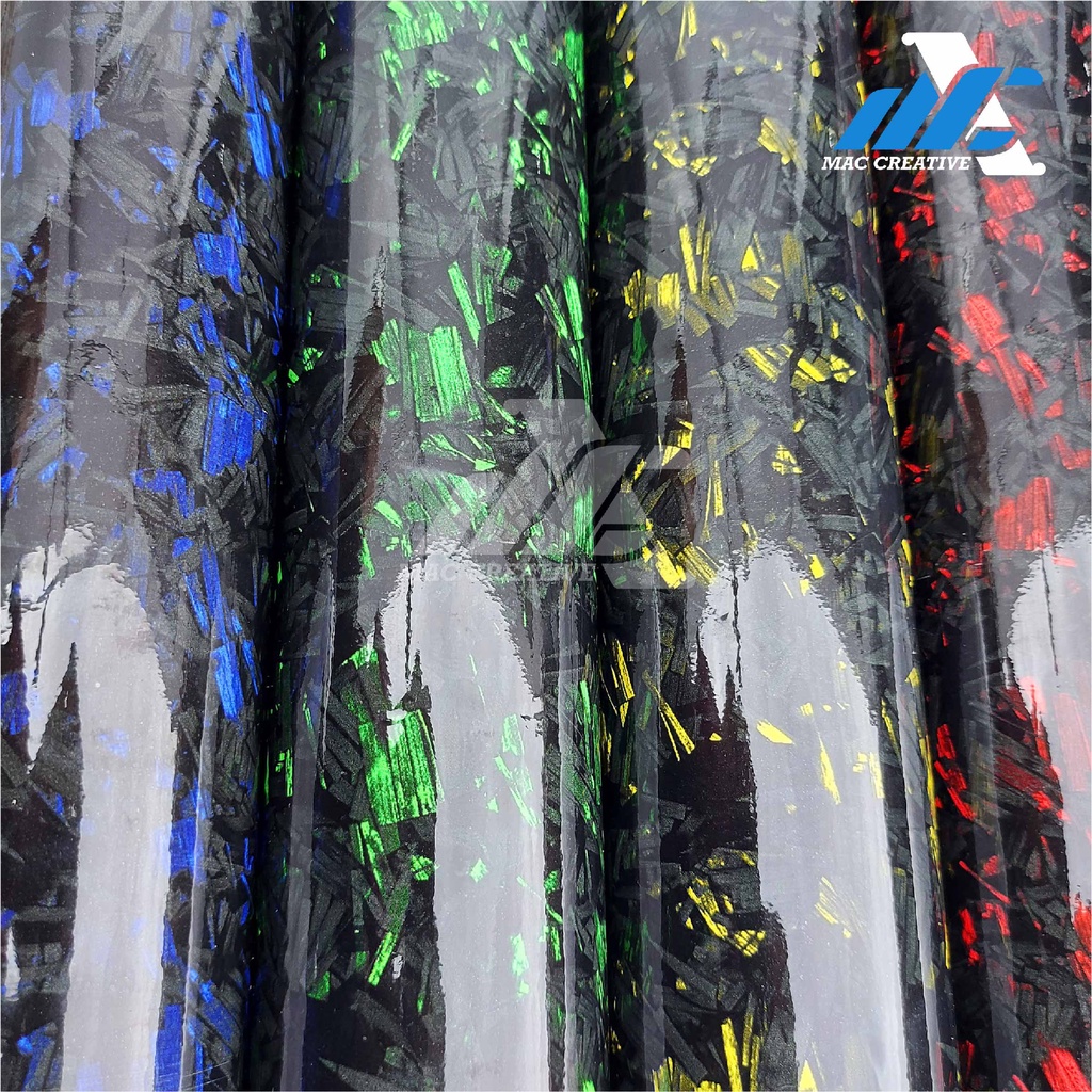 3d FORGED CARBON MOTIF STICKER STICKER, COLOR FORGED CHOPPED CARBON ...