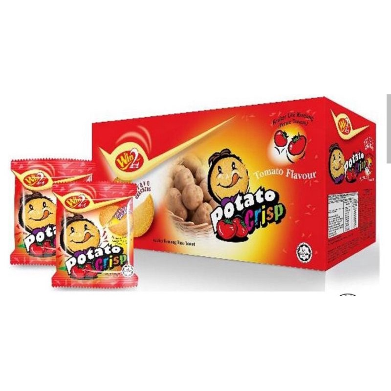 Win2 Potato Crisp Tomato Flavour 600g | Shopee Singapore