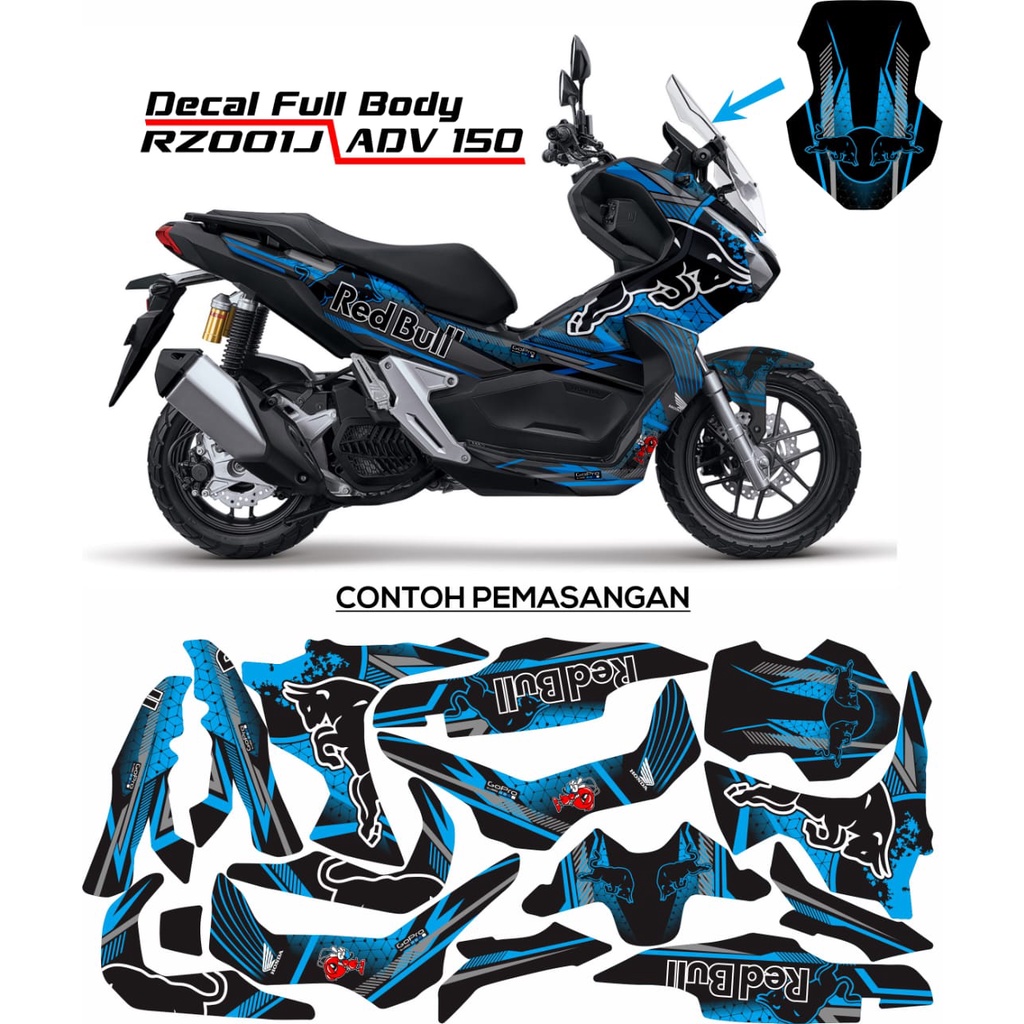 Full body adv 150 Striping / adv 150 full body decal / adv 150 full ...