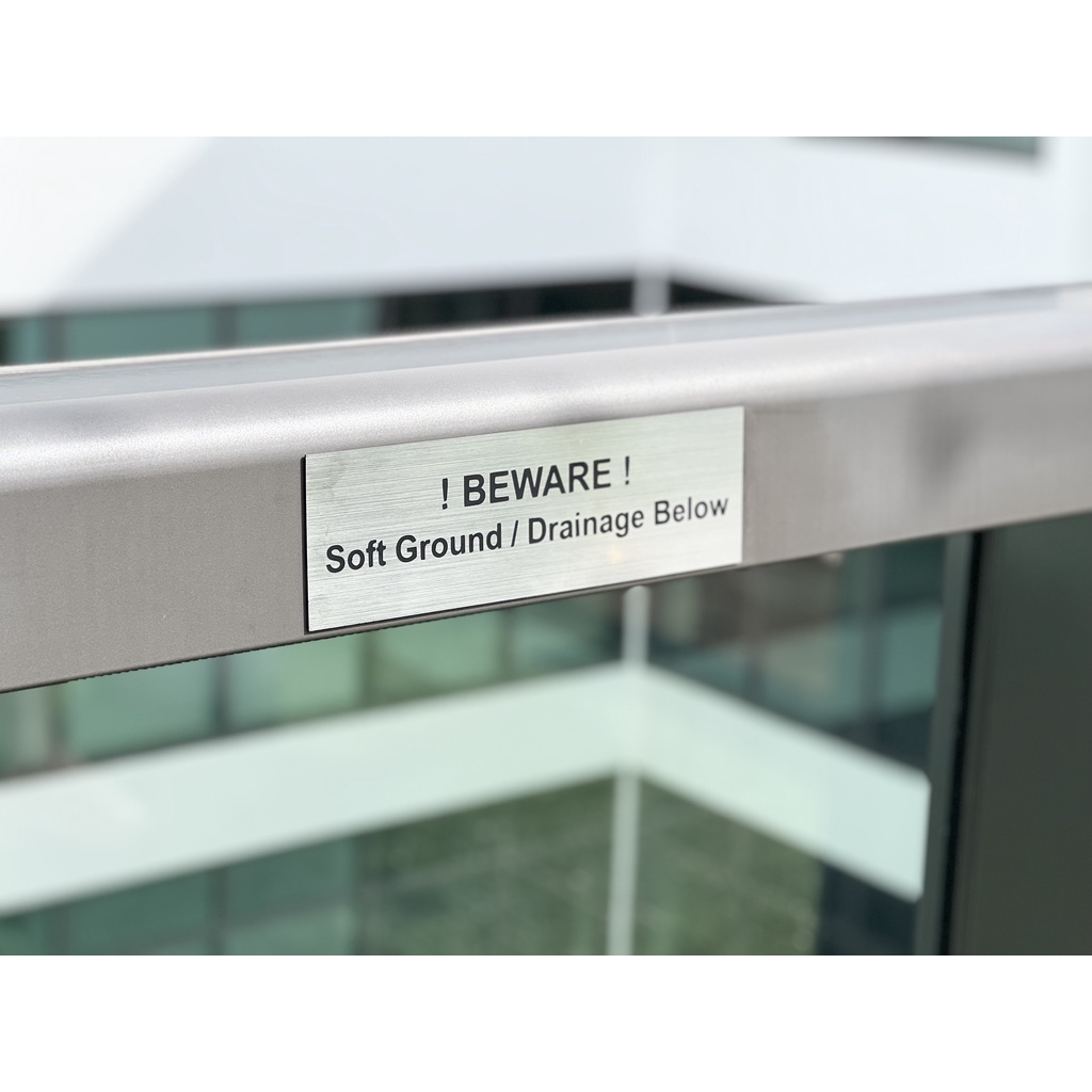 !BEWARE! Soft Ground / Drainage Below Sign | Shopee Singapore