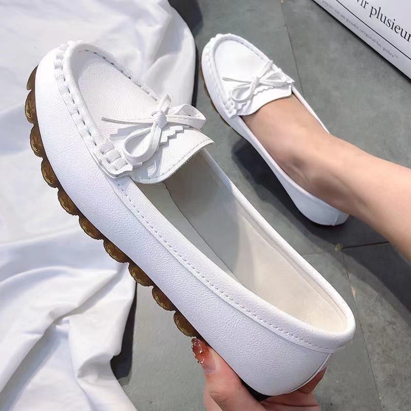 British style flat shoes platform loafers INS casual Mom shoes Work ...