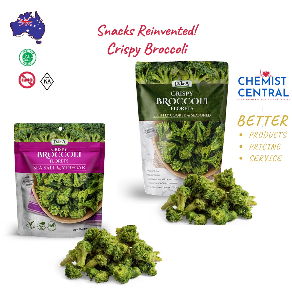 Crispy Broccoli Florets - DJ&A - Australian Natural Healthy Snacks ...