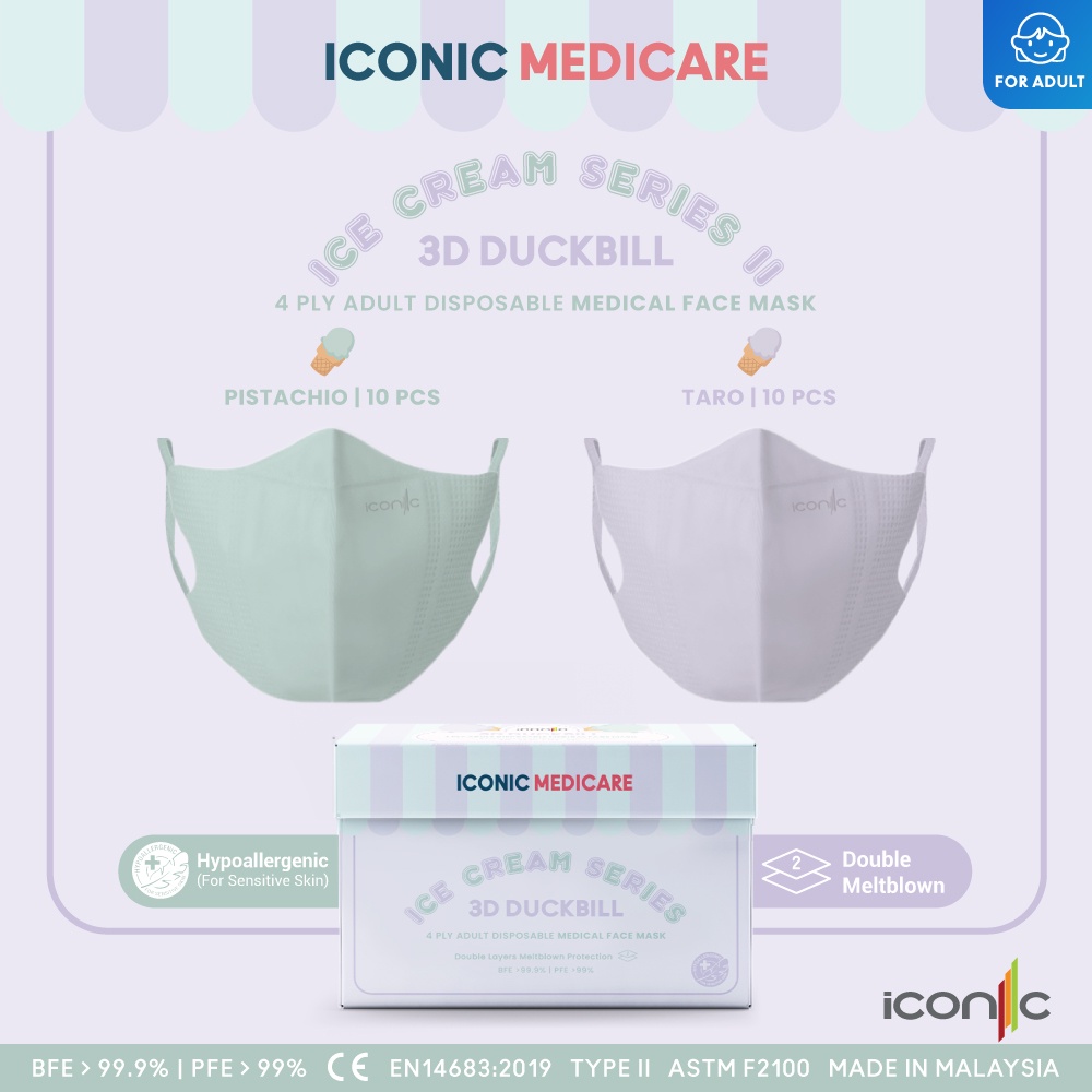33online NEW ARRIVAL!! Iconic {ICE CREAM SERIES} Adult 3D 4Ply Medical ...