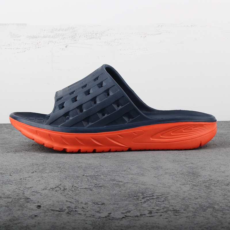 Men's Recovery Sandals with Non-Slip Texture Arch Support Shower Shoes ...