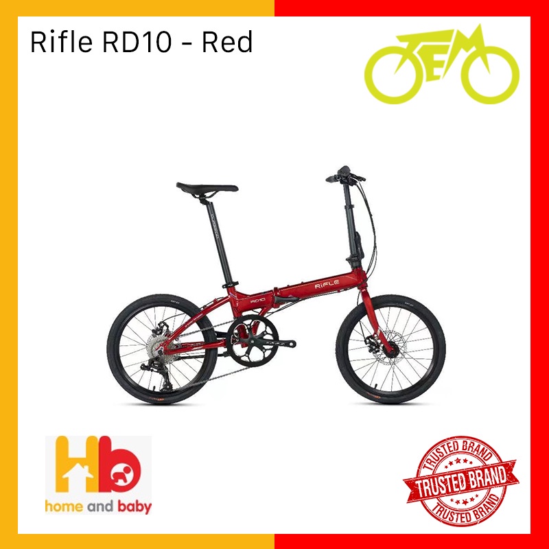 Rifle RD10 9 Speed Shimano Folding Bike | Shopee Singapore