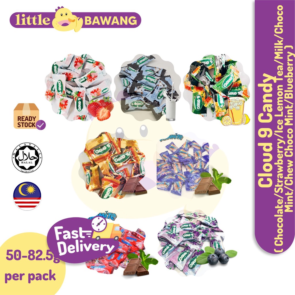 Cloud 9 Dynamite candy 50-82g Strawberry Chocolate Ice Lemon Tea Milk ...