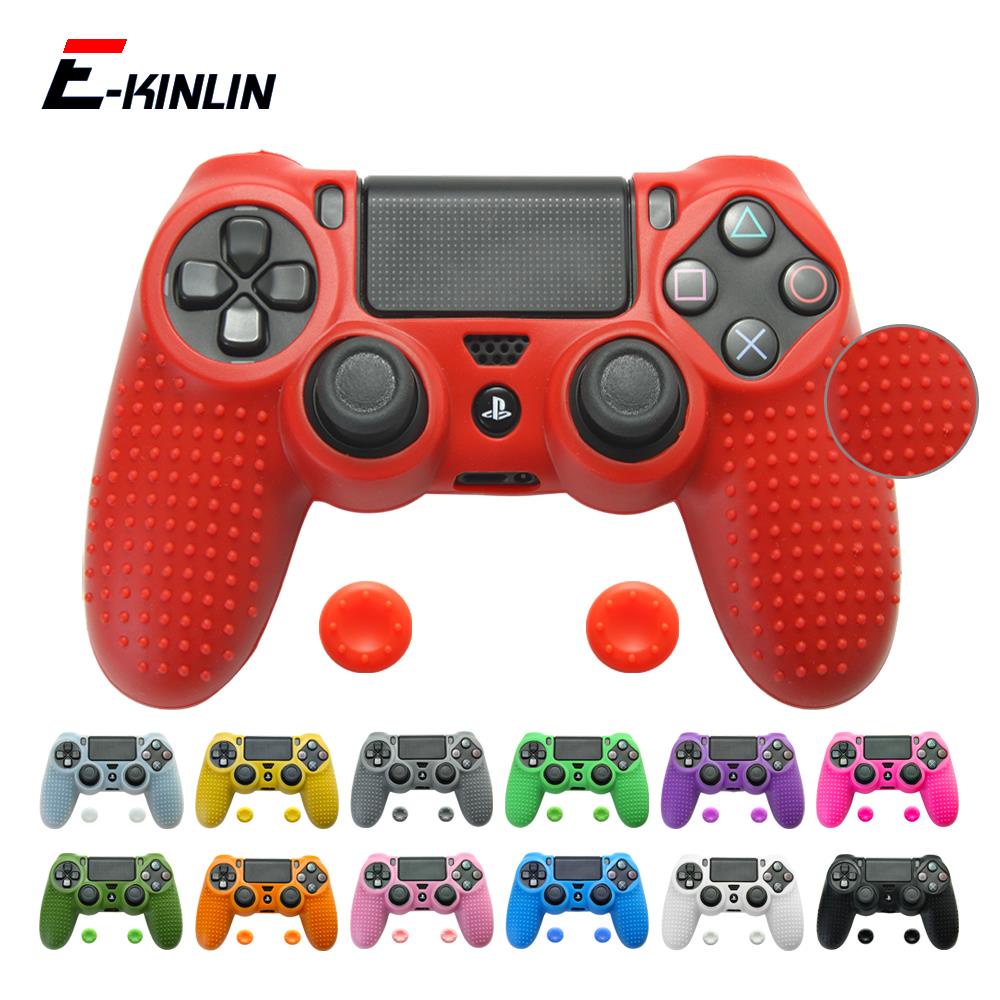 Console Non-slip Housing Silicone Soft Shell Controller Thumb Stick ...