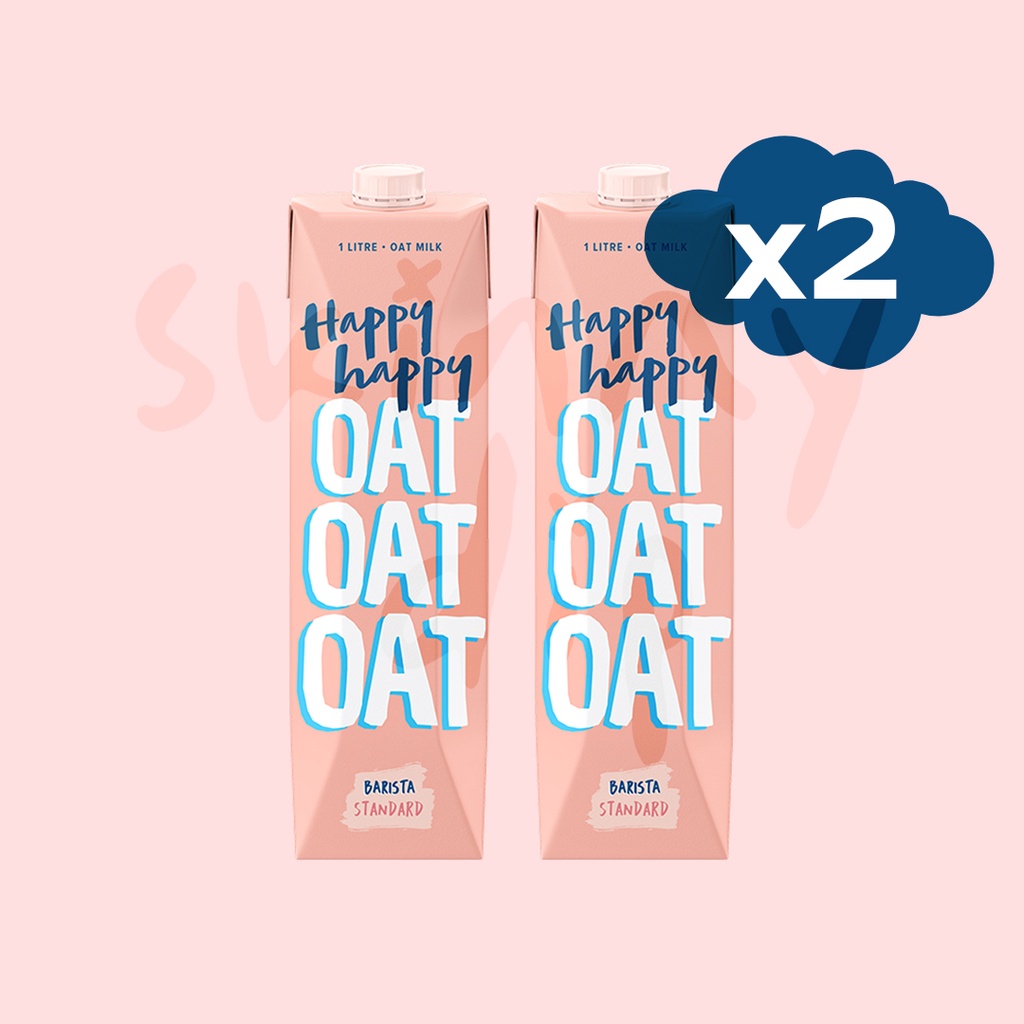 Happy Happy Oat Milk (Price for 2x 1L) | Shopee Singapore