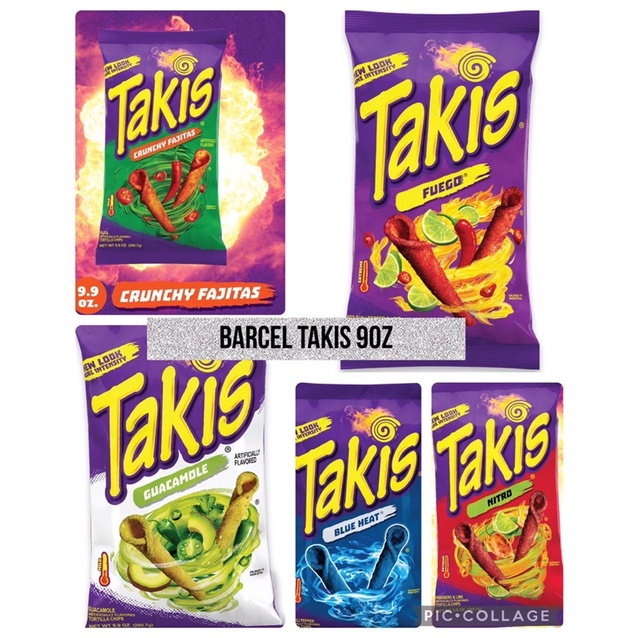 Barcel Takis Hot Chlli & Lime Flavoured Tortilla Chips 9oz | Shopee ...