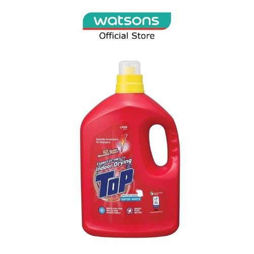 TOP Concentrated Liquid Detergent Super White 4kg | Shopee Singapore