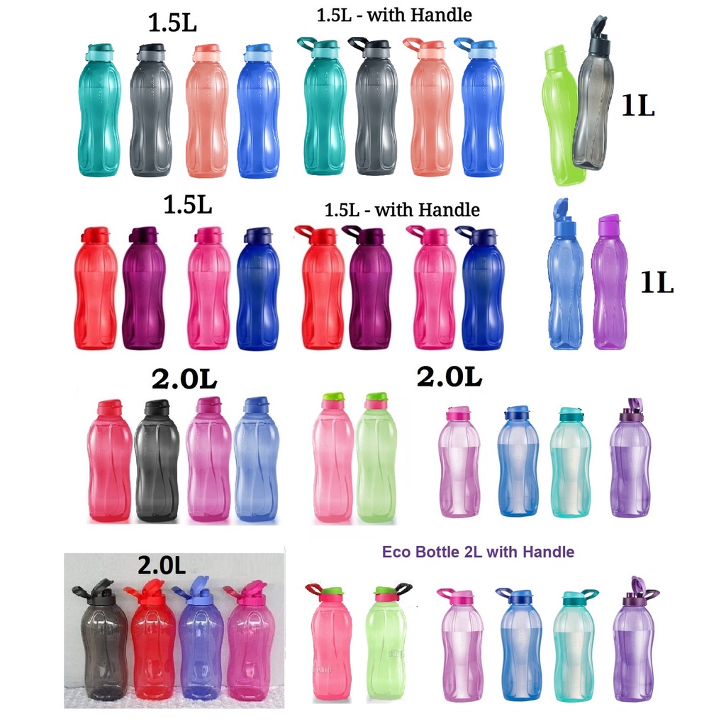 Tupperware Giant Eco Bottle / Eco Bottle 1.5L / 2L with/wo Bottle ...