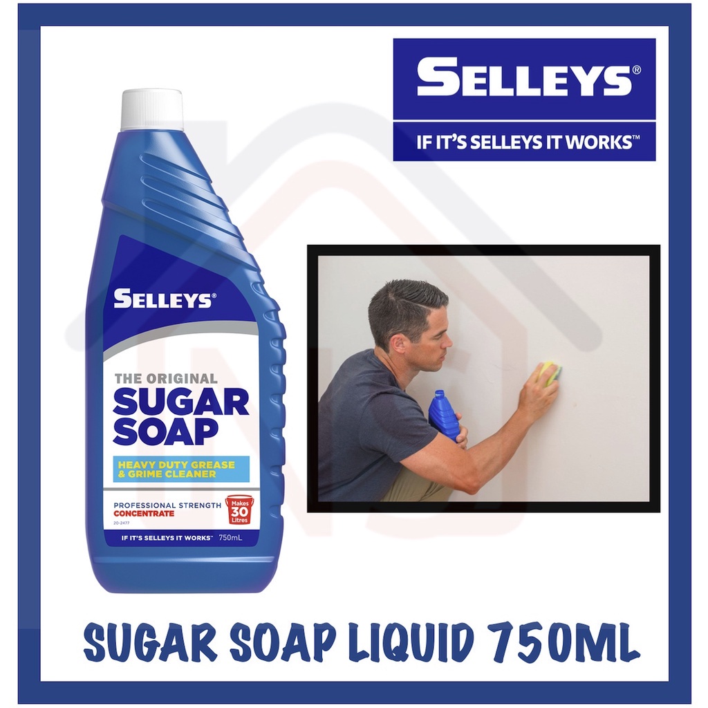 SELLEYS Sugar Soap Liquid 750ml (Concentrated Cleaner Surface Cleaner ...