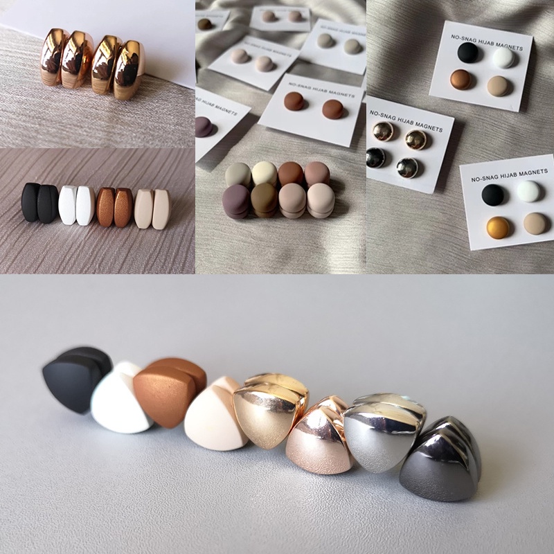 43 Styles Magnetic Hijab Clip Safe Hijab Brooch Luxury Accessory No ...