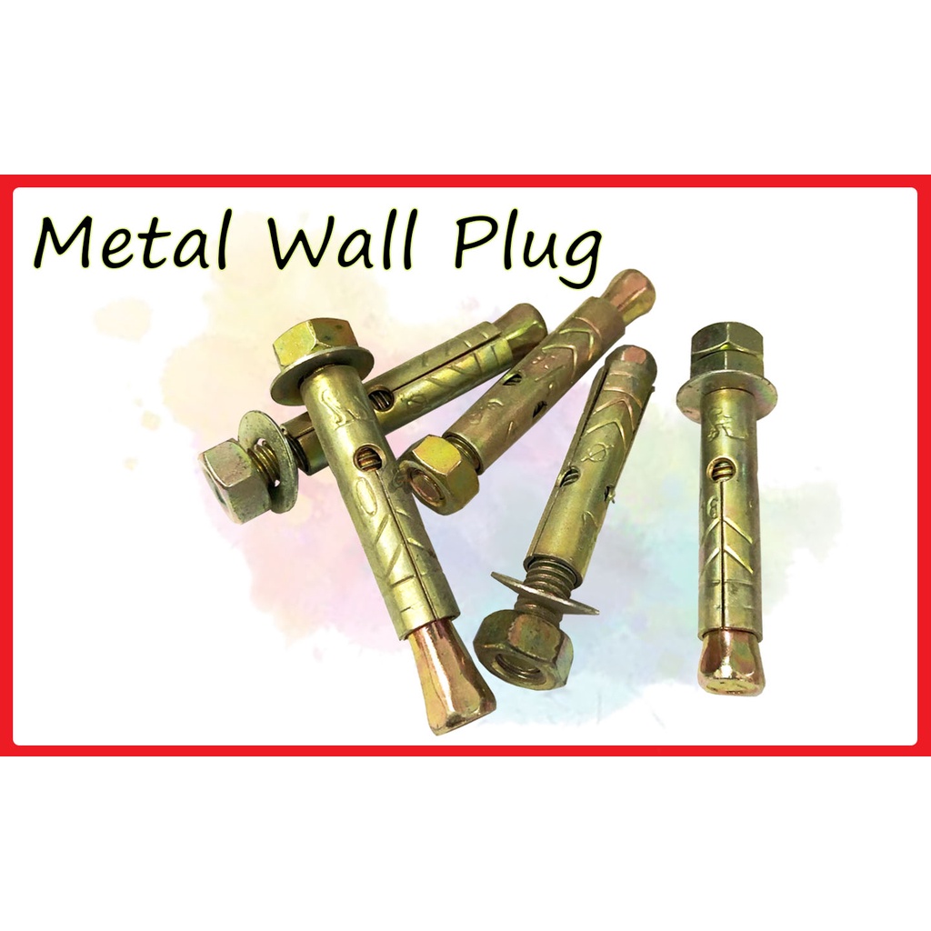 ACE Sleeve Anchor Metal Wall Plug Wall Plug Besi 1/4" 5/16" 3/8" 8mm ...