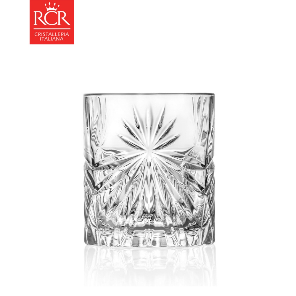 Dof Glass/ Rock Glass for Strong Wine, RCR Crystal Oasis Italian Lead-Free Crystal Glass ...