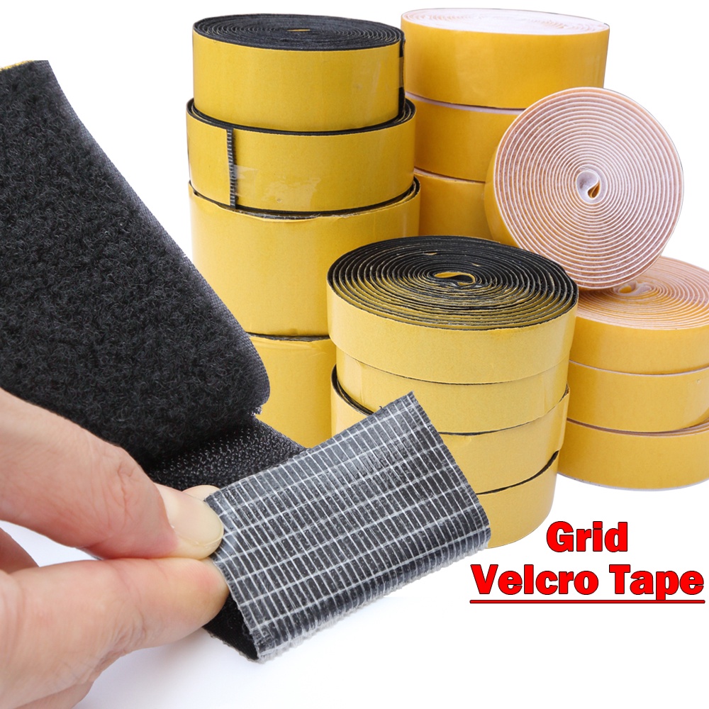 Heavy Duty Grid Tape Velcro Tape Quickly Stick Self-adhesive Velcro ...