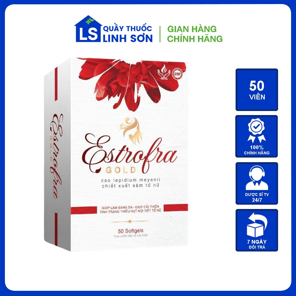Estrofra Gold Helps brighten skin, improve female hormone deficiency ...