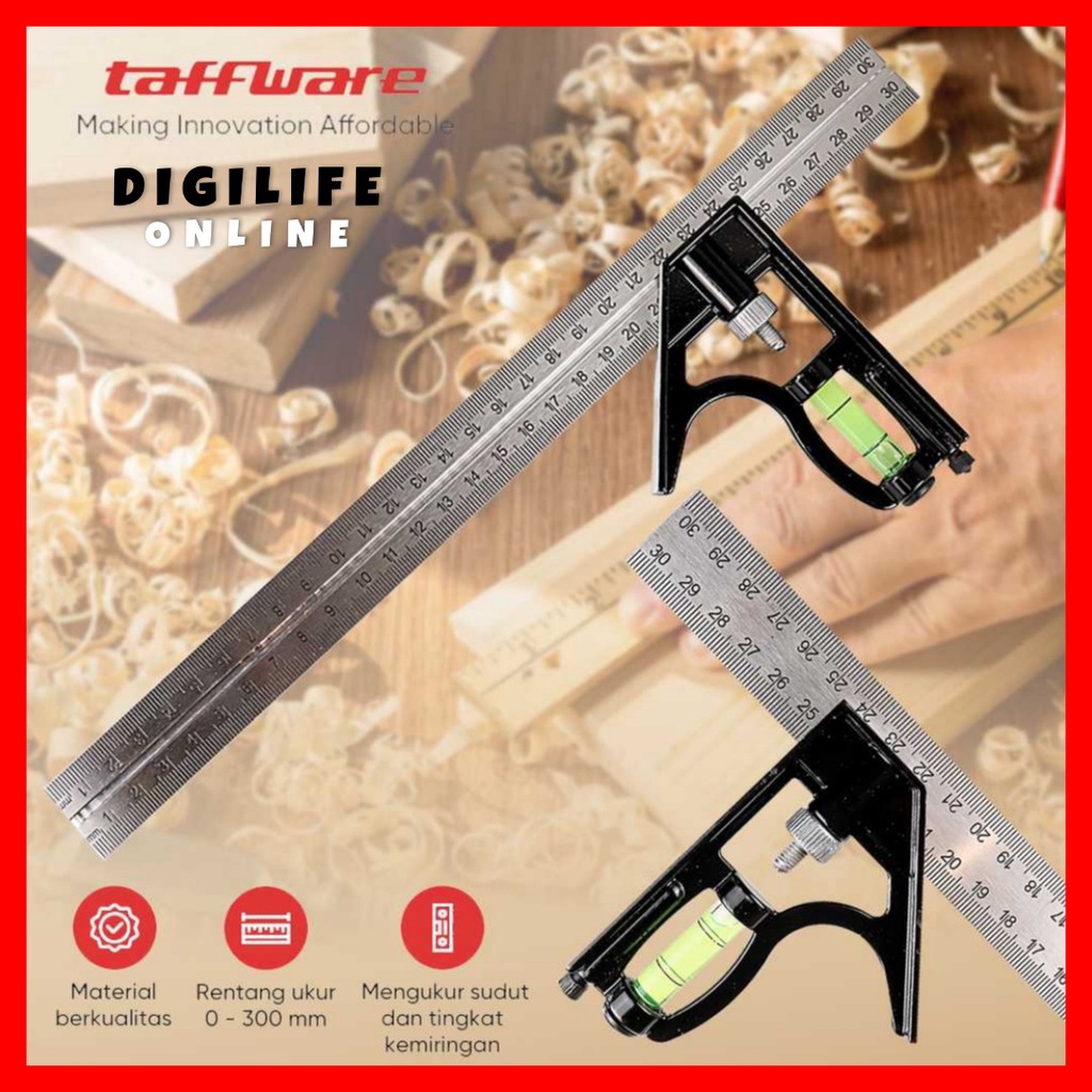 SIKU Mistar Angle Ruler Meter Angle Square Multifunction | Shopee Singapore