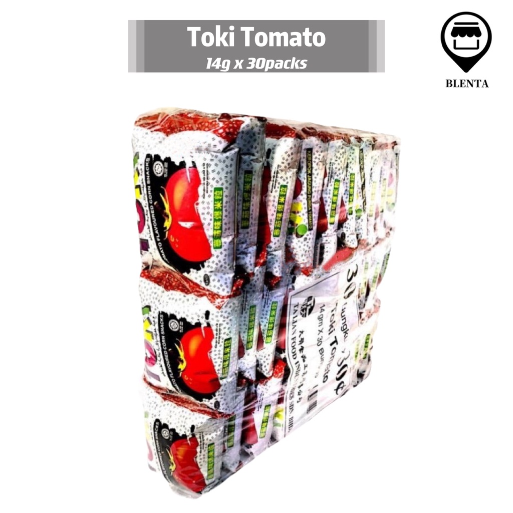 Childhood Snacks Toki Tomato Flavour Corn Snacks 14g x 30pkt🔥SG READY ...