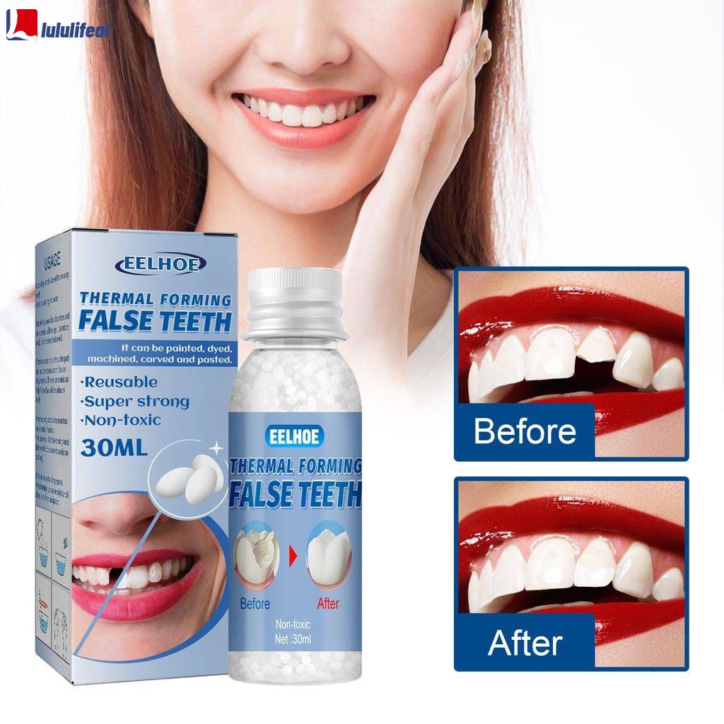 Denture Hard Glue With Glue Teeth Veneers Moldable Party Diy ...