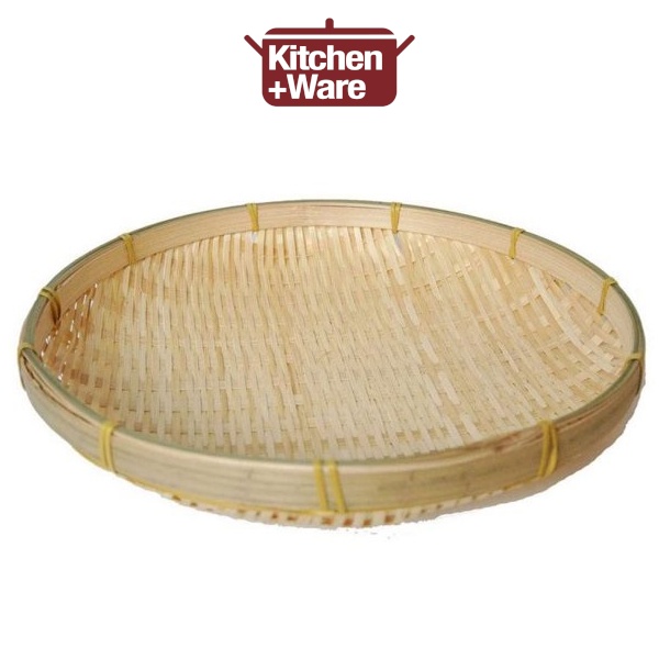 Handmade Weaving Bamboo Sieve 26cm / 30cm | Bamboo Basket | Raft Round ...
