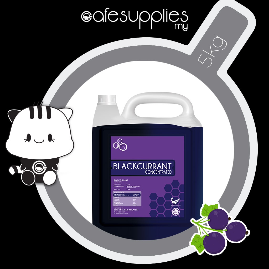 5KG BLACKCURRANT FRUIT JUICE CONCENTRATE / MINUMAN BALANG / DRINK BASE ...