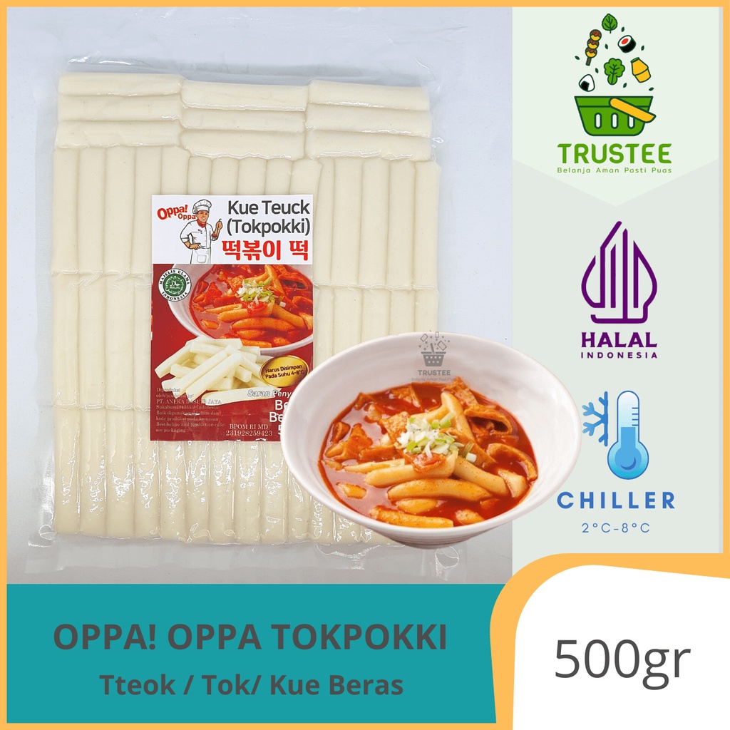 Oppa! Oppa Tteok Tteokbokki Tokpokki Tokpoki Korea Rice Cake Halal ...