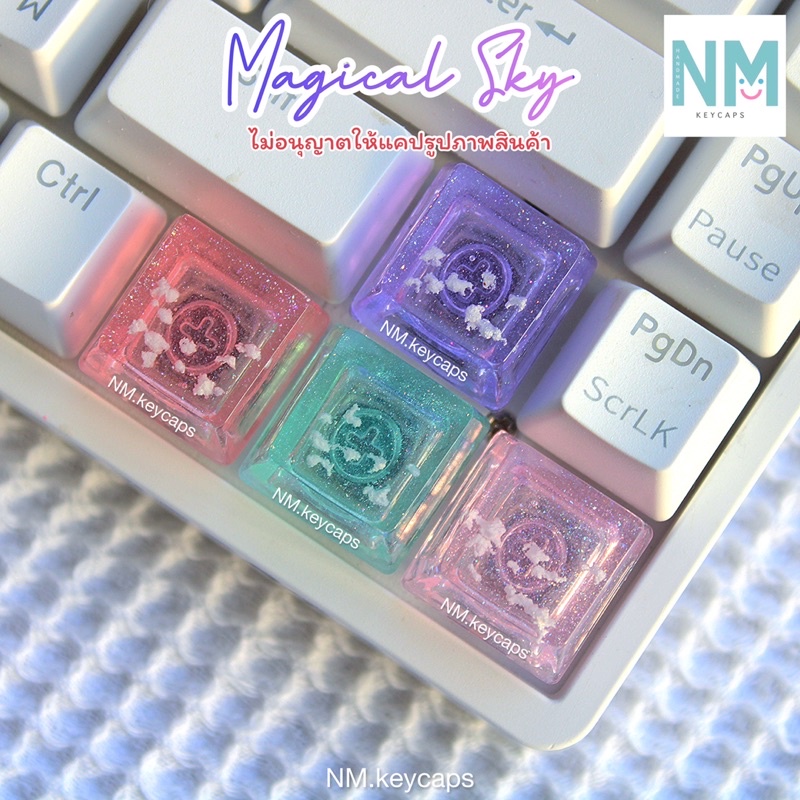 ESC Cloud Resin Keycaps/Arrow Keys/WASD For Mechanical Keyboard ...