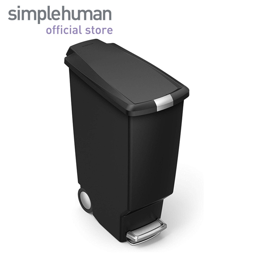 simplehuman 40L Plastic Slim Step Trash Bin | Shopee Singapore