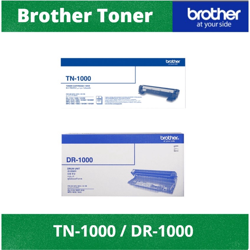 Brother TN-1000 1000 / DR 1000 Toner Drum for HL-1110 / HL-1210W / DCP ...